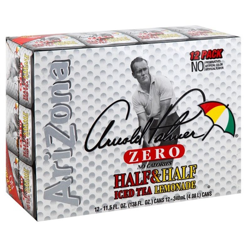 Buy AriZona Iced Tea/Lemonade, Half & Half, Zero, 12 Pack Online - StoresGo