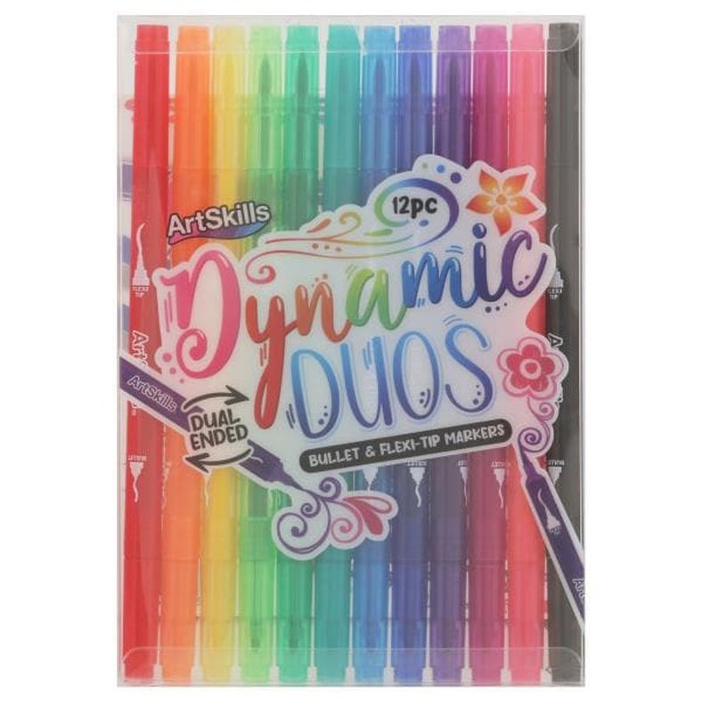 Buy ArtSkills Markers, Bullet & Flexi Tip, Dual Ended Online - StoresGo