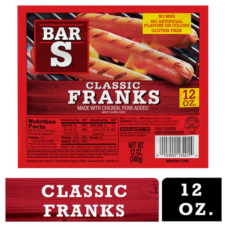 Buy Bar-S Classic Franks Online from Tropical Grocers | StoresGo