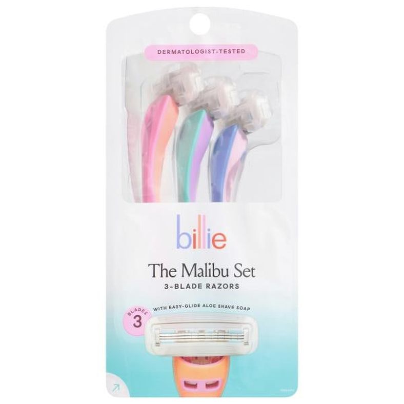 Buy Billie Razors, Disposable, 3-Blade, Mix 1 Online - StoresGo