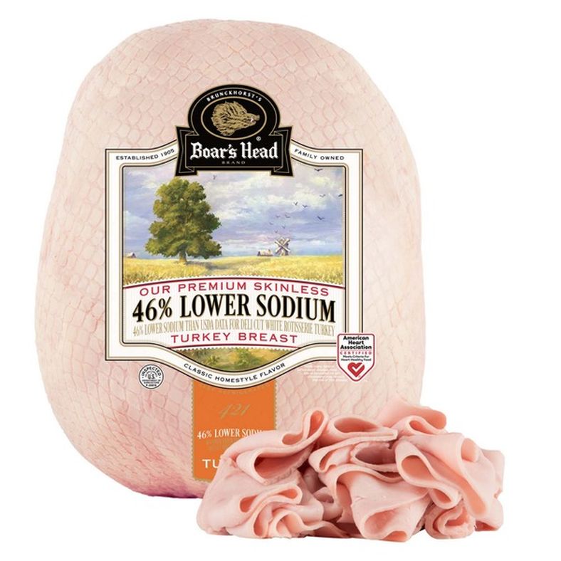 Buy Boar's Head Low Salt Turkey Breast Skin On Online - StoresGo