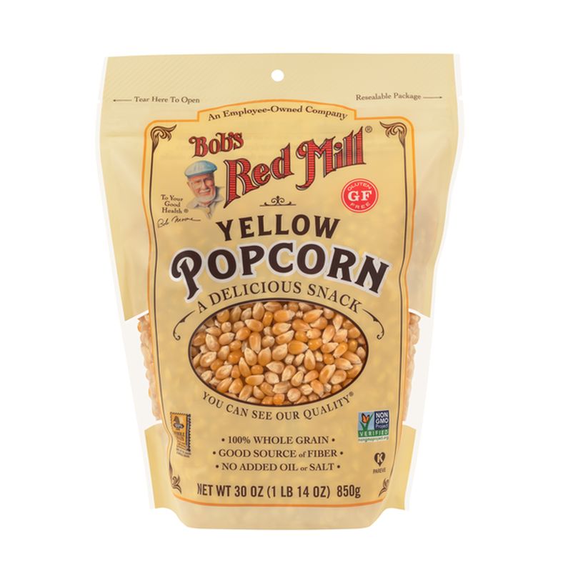 Discover Bob's Red Mill Yellow Popcorn: Featured at Caribbea