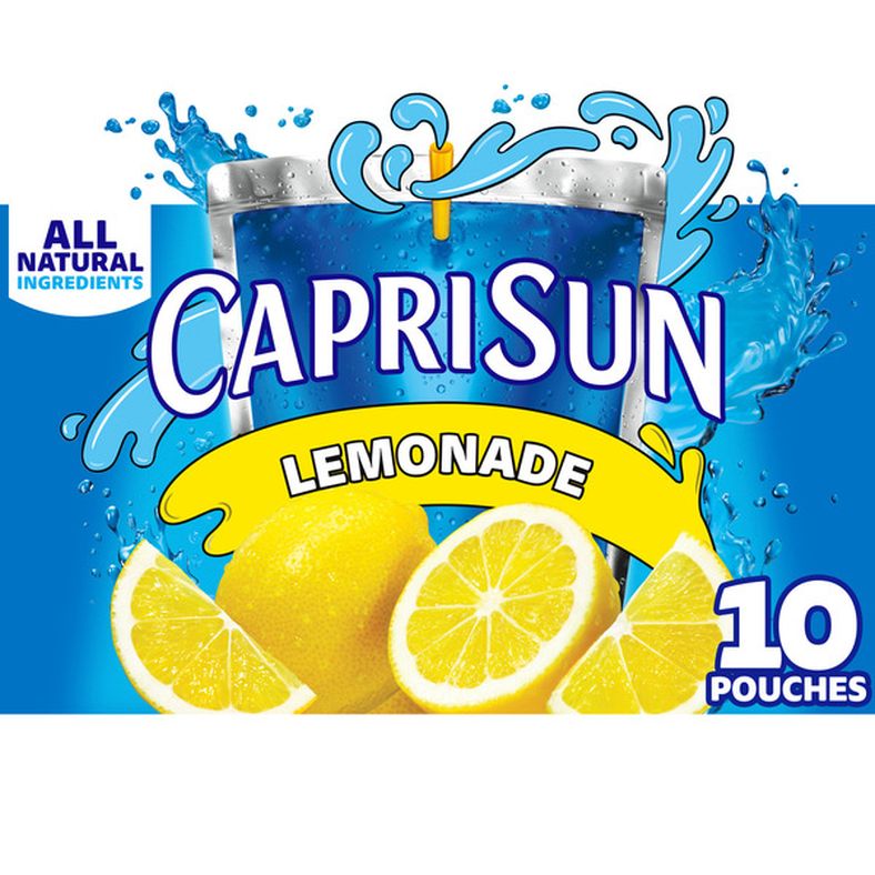 Buy Capri Sun Lemonade Naturally Flavored Kids Juice Drink Pouches ...