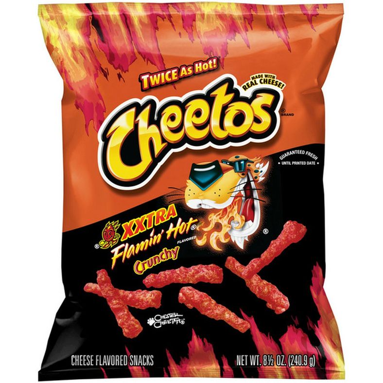 Buy Cheetos Crunchy Xxtra Flamin' Hot Cheese Flavored Snacks Online ...