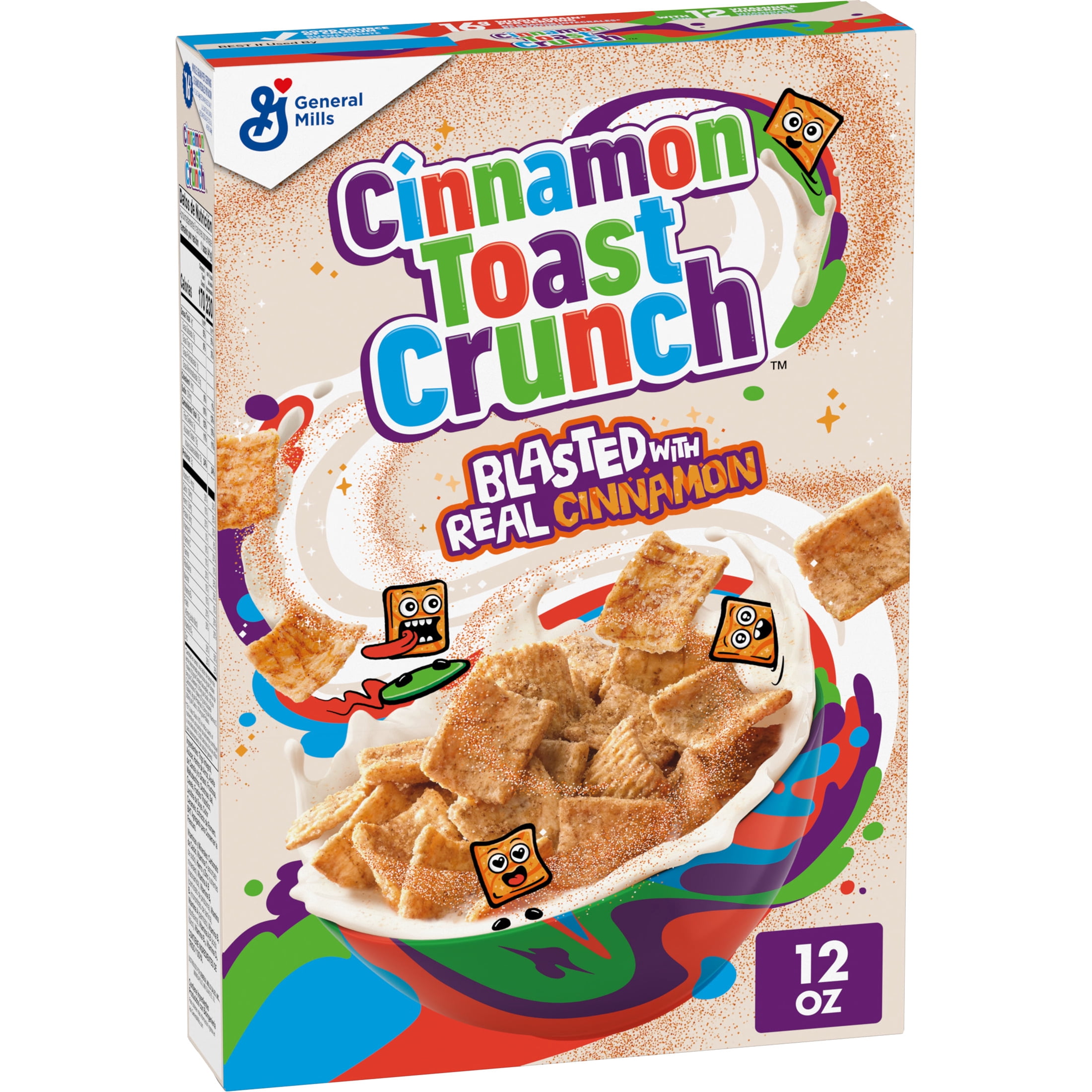 Cinnamon Toast Crunch Breakfast Cereal, Crispy Cinnamon Cere