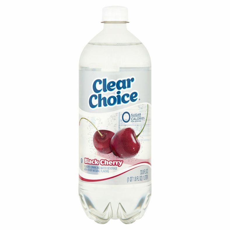 Clear Choice Ice Black Cherry Flavored Sparkling Water Bever