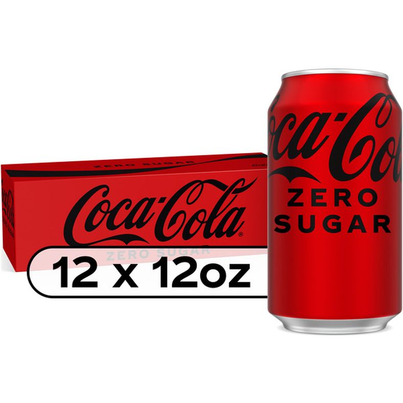 Buy Coca Cola Zero Sugar Zero Sugar Cola Soda Pop Fridge Cans Online ...