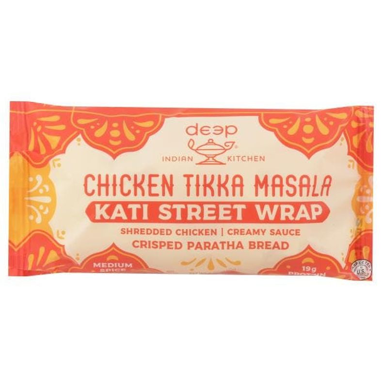 Buy Deep Indian Kitchen Chicken Tikka Masala Kati Street Wraps Online ...