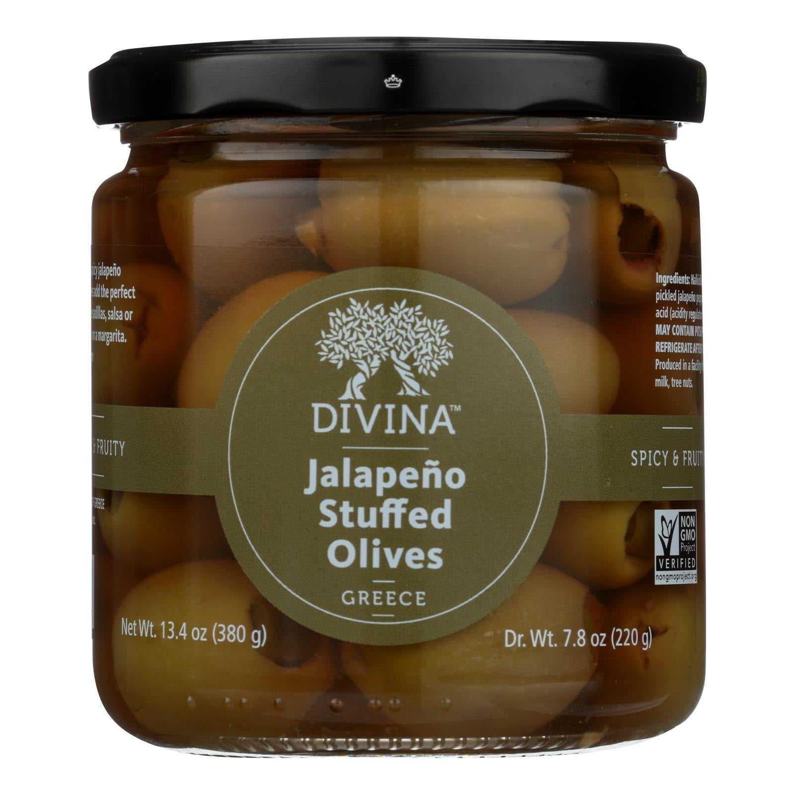 Buy Divina Jalapeno Stuffed Olives | StoresGo
