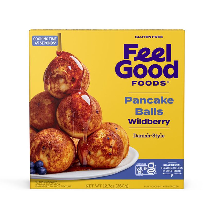Buy Feel Good Foods Gluten Free, Wildberry Pancake Balls Online - StoresGo