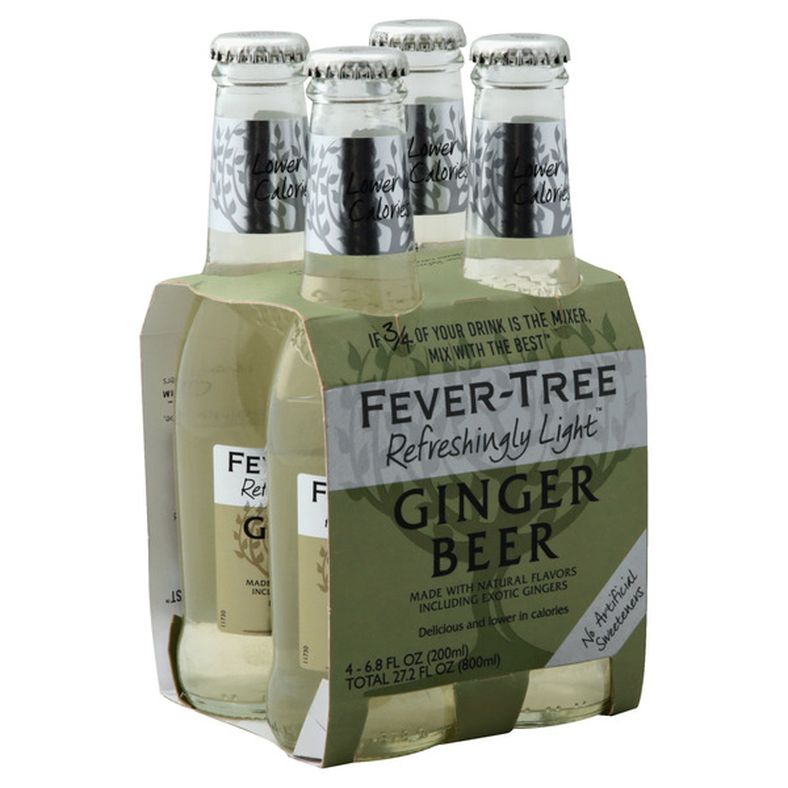 Buy Fever-Tree Premium Natural Mixers Naturally Light Ginger Beer ...