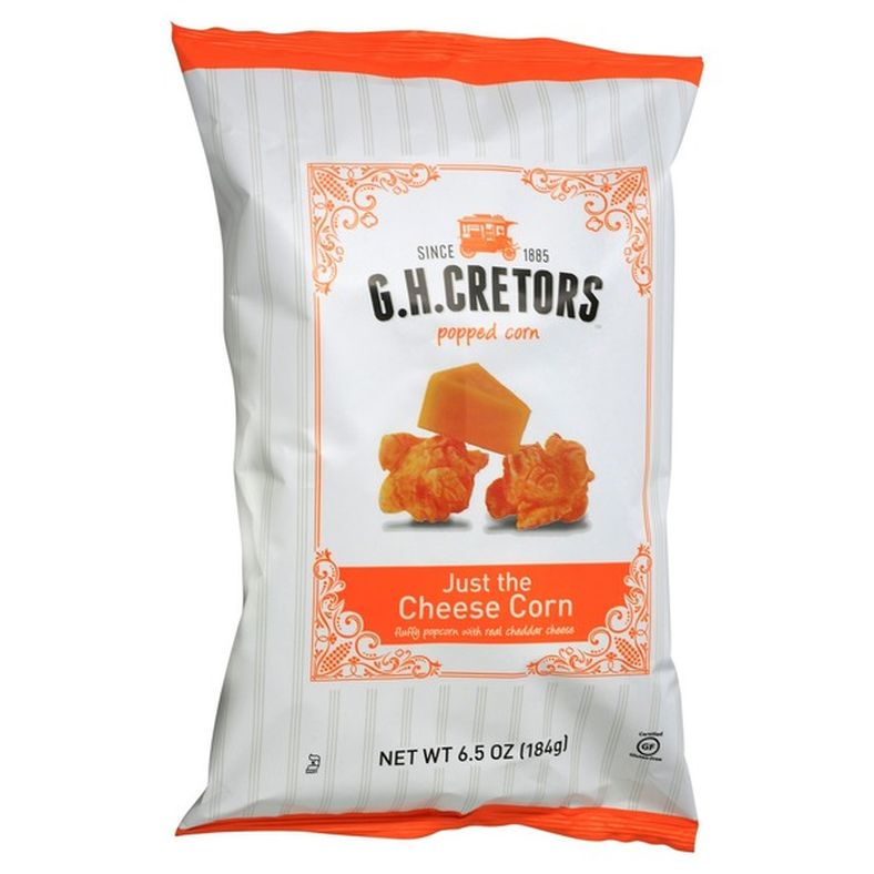 GH Cretors Flavored Popped Corn, Cheddar Cheese