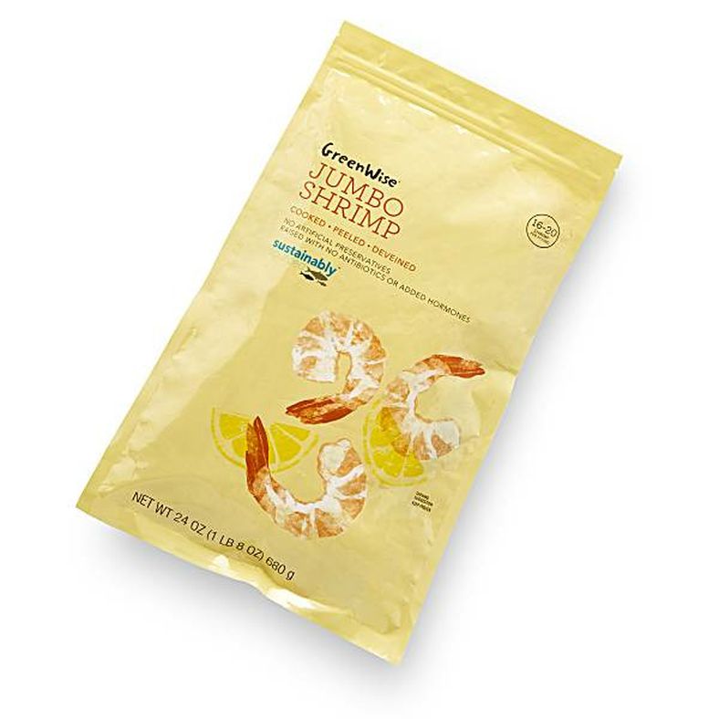 Buy GreenWise Farm Raised Jumbo Cooked Shrimp 16/20 Online - StoresGo