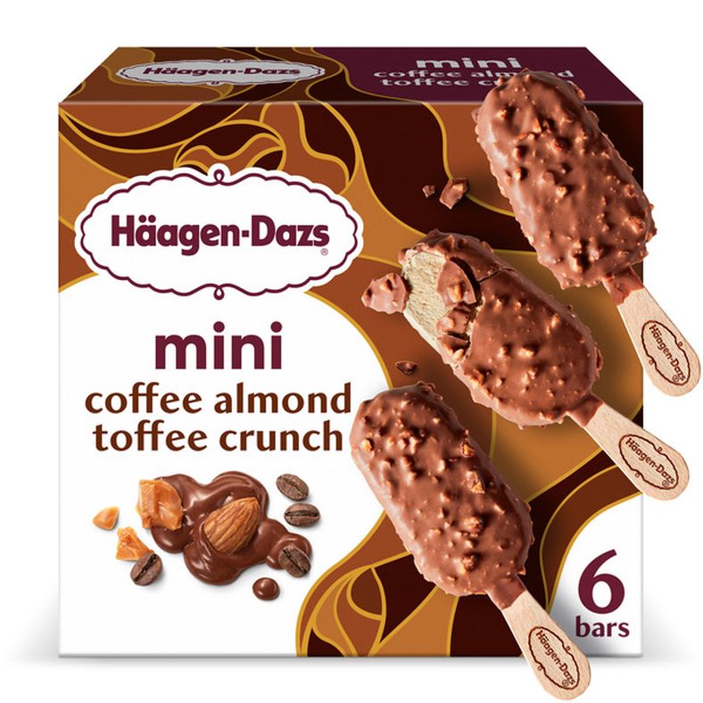 Buy Haagen-Dazs Coffee Almond Toffee Crunch Mini Ice Cream Bars Online ...