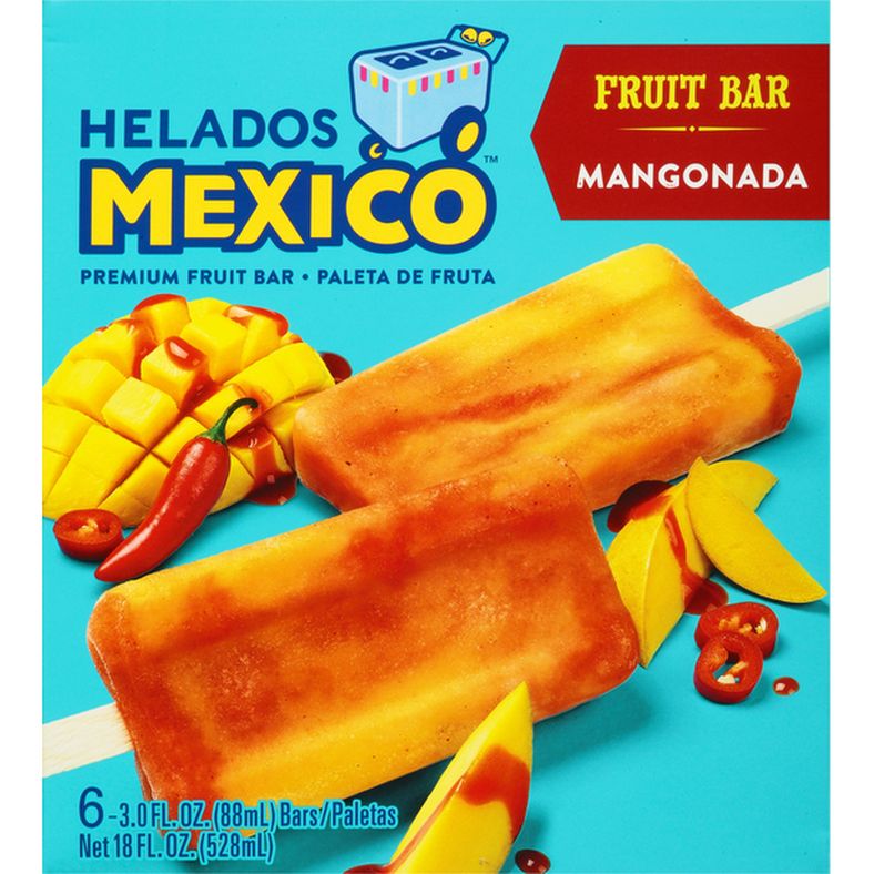 Buy Helados Mexico Fruit Bars, Premium, Mangonada Online - StoresGo