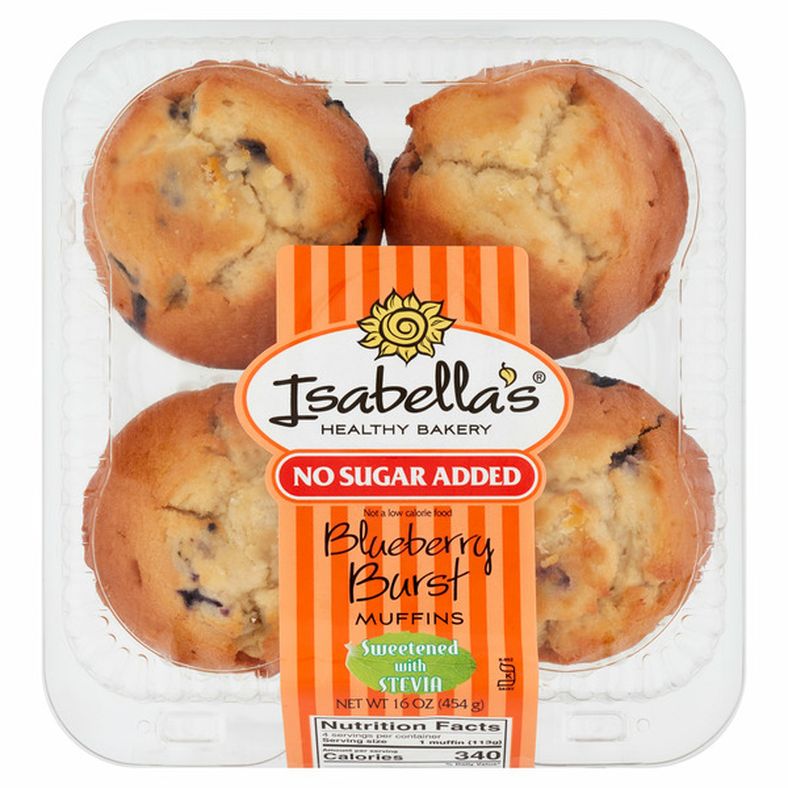 Isabella's Healthy Bakery No Sugar Added Blueberry Burst Muf