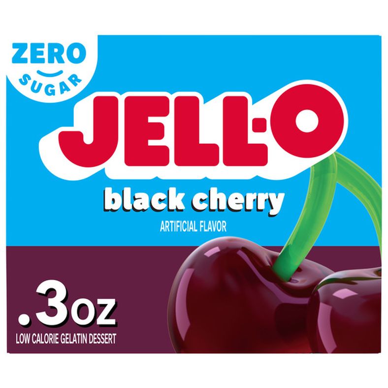 Buy Jell-O Zero Sugar Black Cherry Flavor Gelatin Online - StoresGo