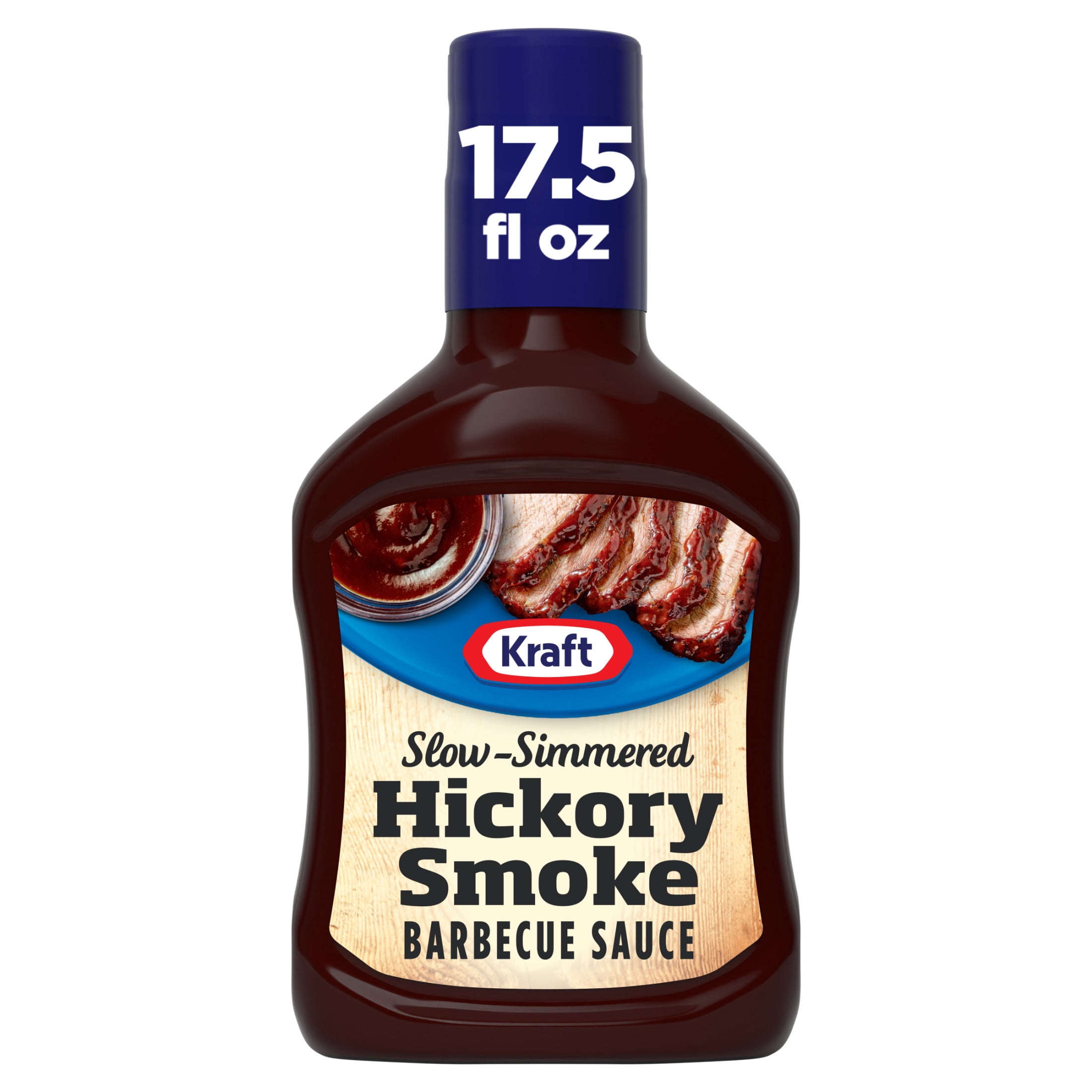 Kraft Hickory Smoke Slow-Simmered Barbecue BBQ Sauce, 17.5 o