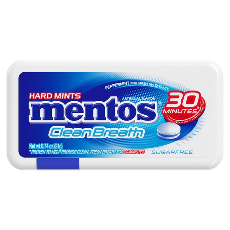 Buy Mentos Hard Mints, Sugarfree, Peppermint Online - StoresGo