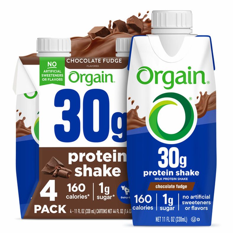 Buy Orgain 30g Protein Shake, Dairy Based - Chocolate Fudge Online ...