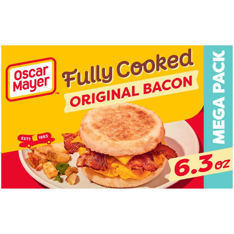 Buy Oscar Mayer Original Fully Cooked Bacon Mega Pack Online - StoresGo