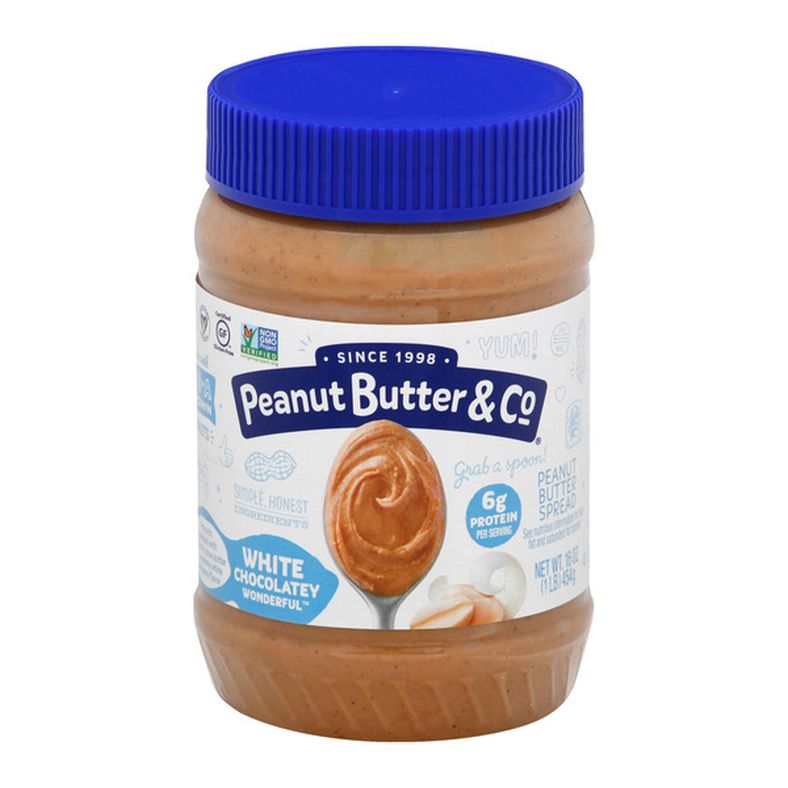 Buy Peanut Butter & Co. White Chocolatey Wonderful Peanut Butter Spread ...