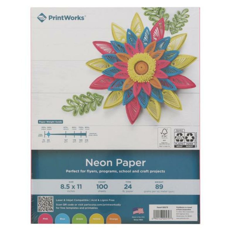 Buy PrintWorks Neon Paper Online - StoresGo