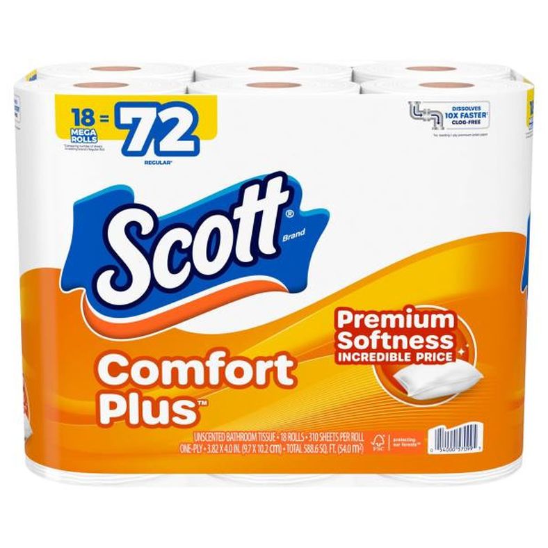 Buy Scott One-Ply Unscented Mega Rolls Bathroom Tissue Online - StoresGo