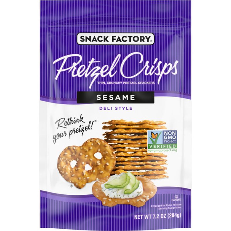 Snack Factory Sesame Pretzel Crisps for the Holidays