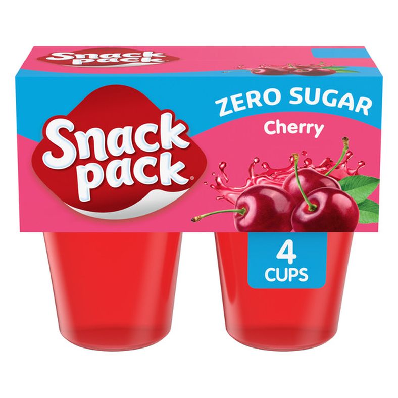 Snack Pack Zero Sugar Cherry Flavored Juicy Gels