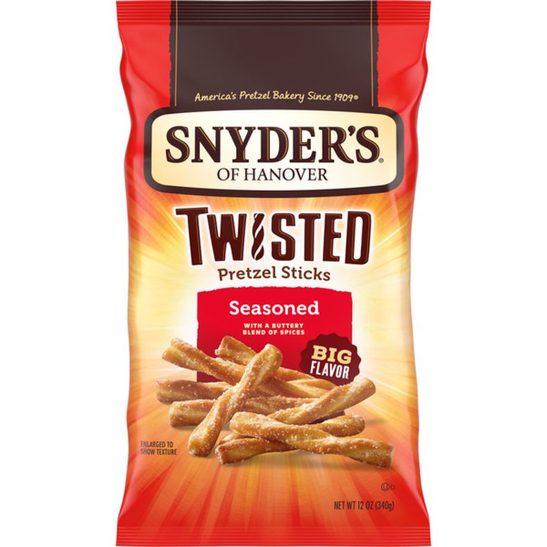 ** Snyder's of Hanover Seasoned Twisted Pretzel Sticks
