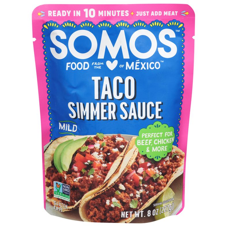 Buy Somos Simmer Sauce, Taco, Mild Online - StoresGo