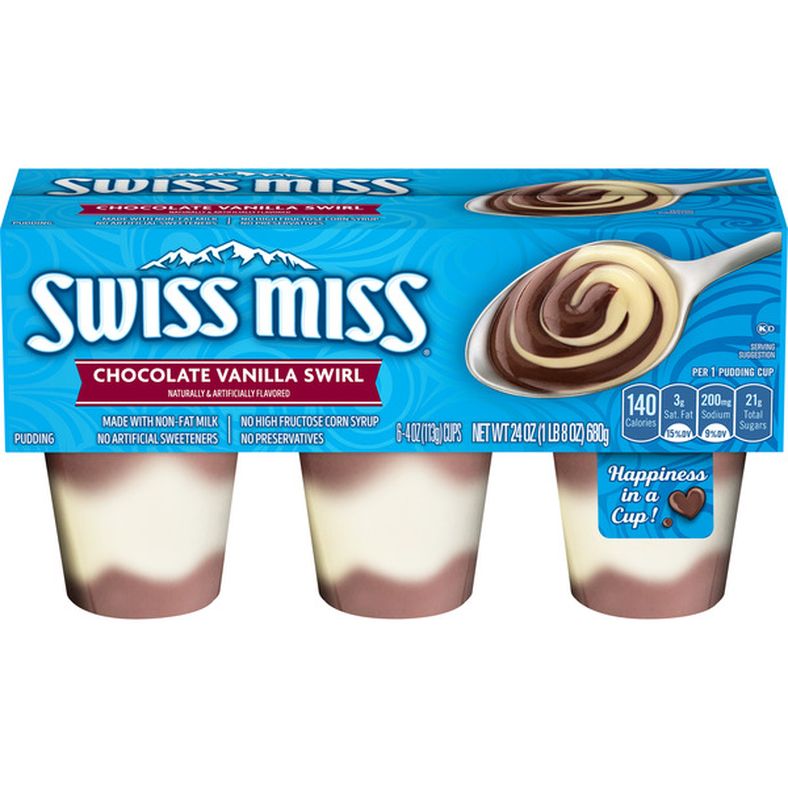 The Ultimate Swiss Miss Chocolate Vanilla Swirl Flavored Pud