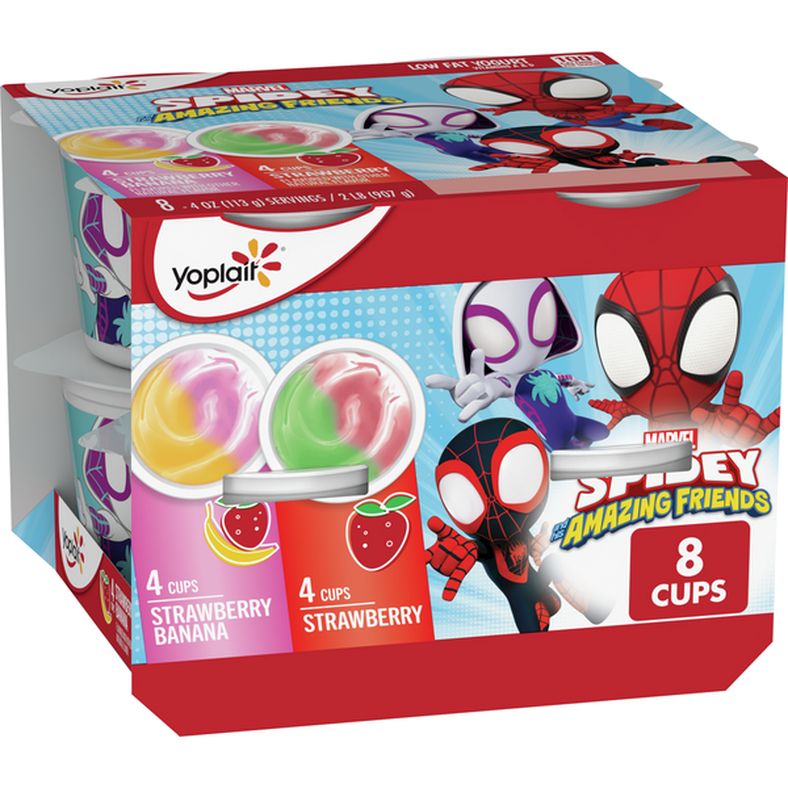 Buy Yoplait Marvel Spidey And His Amazing Friends Low Fat Kids Yogurt ...