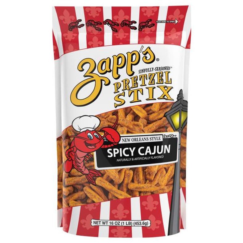 Buy Zapp's Pretzel Stix, Spicy Cajun, New Orleans Style, Sinfully ...