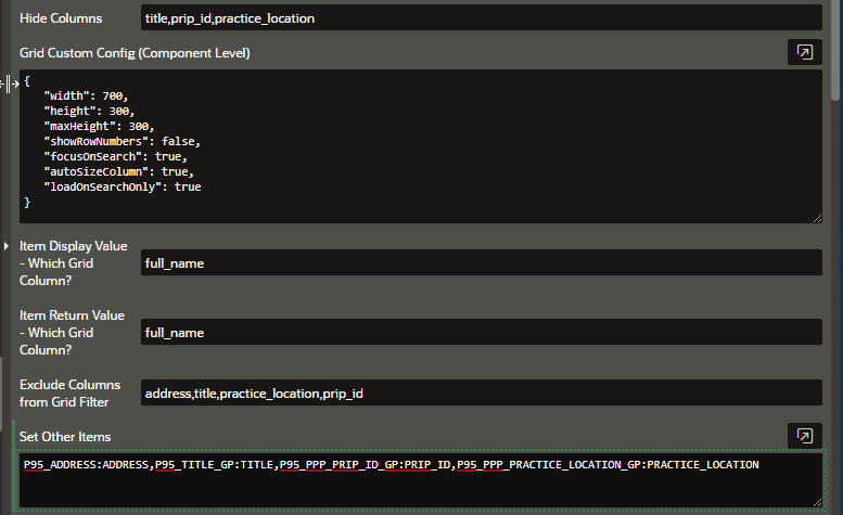 Grid Combo pushes fields back when it should not - Oracle Forums