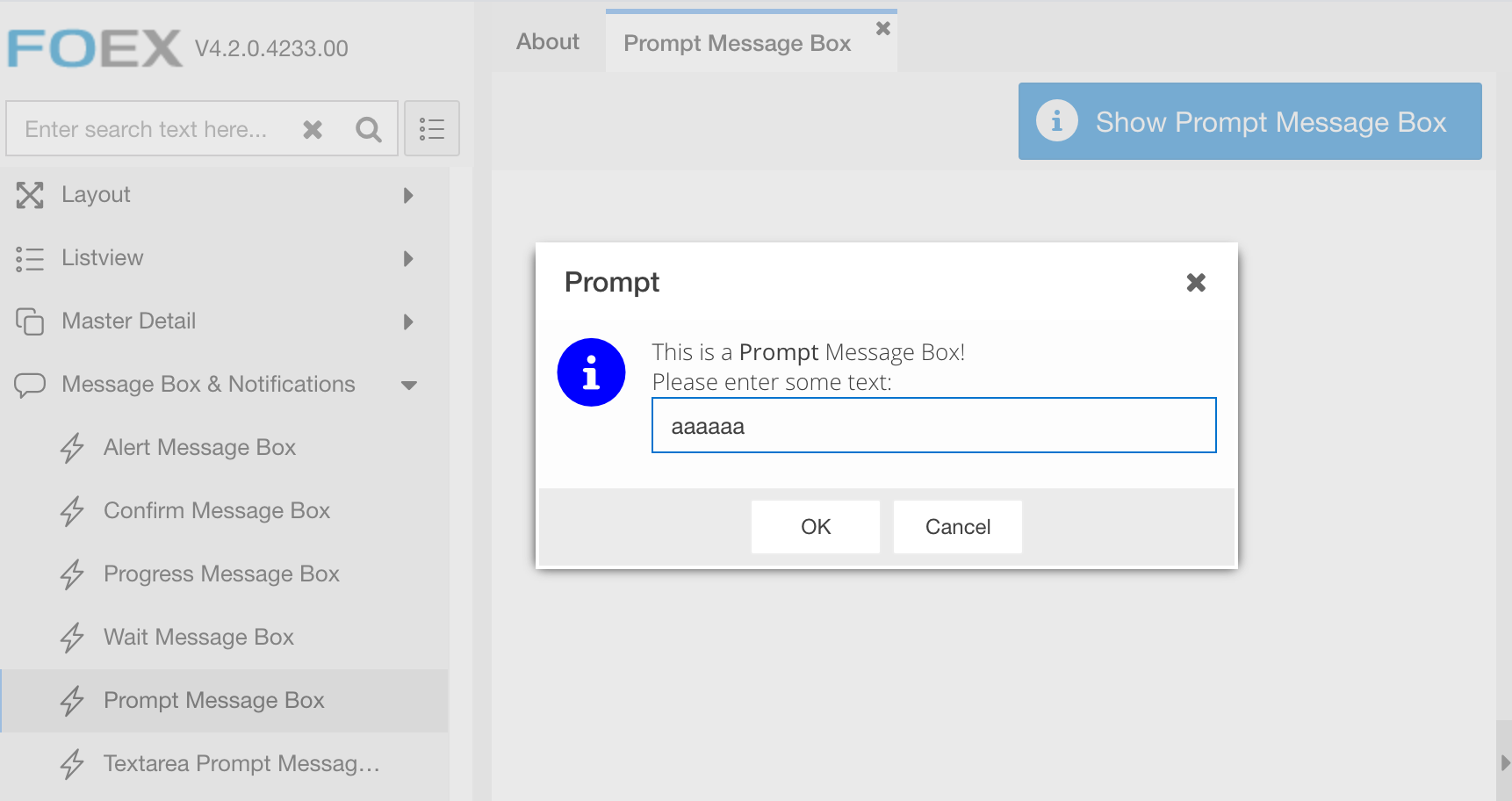 Cannot read Message Box response - Oracle Forums