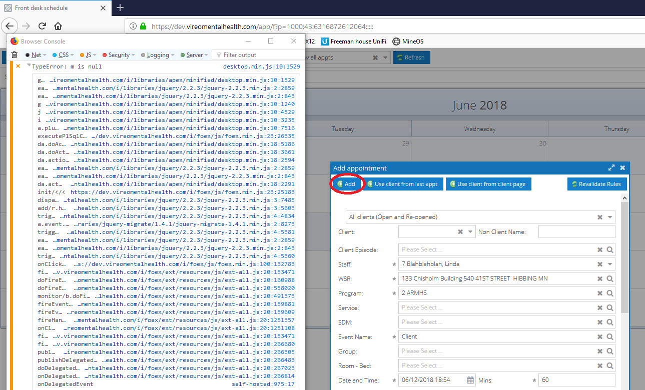 FOEX 4 "add" button produces javascript error - Oracle Forums