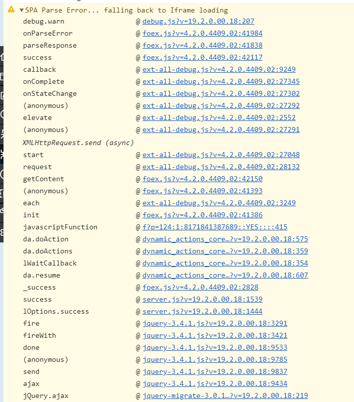 Upgrade to HFXP-4409, all page fall into iframe - Oracle Forums