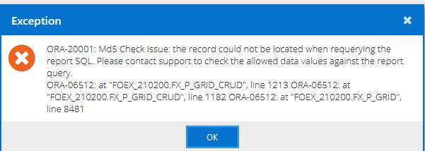 How to get MD5-Check work for inserting? - Oracle Forums