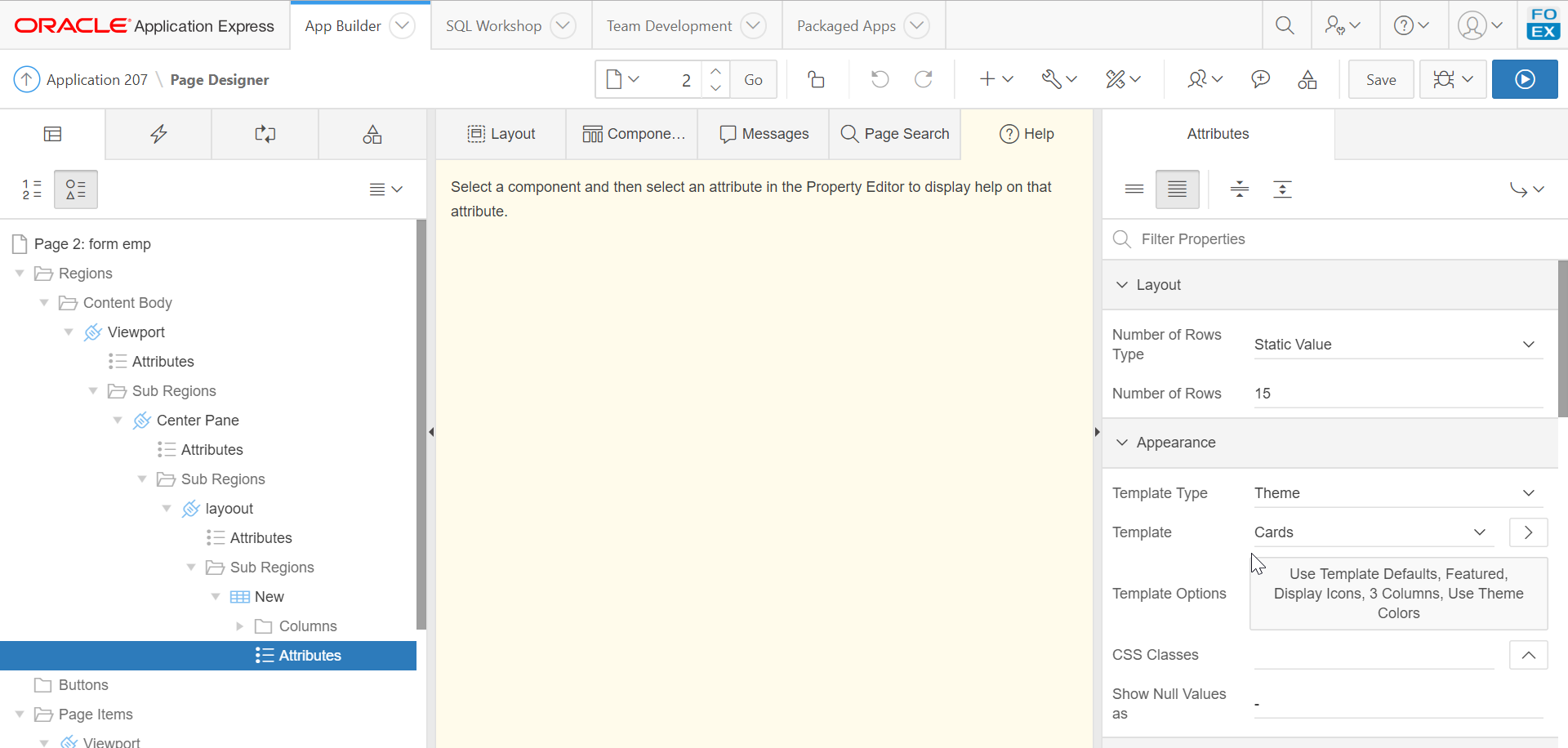 How to link a card with a form in FOEX - Oracle Forums