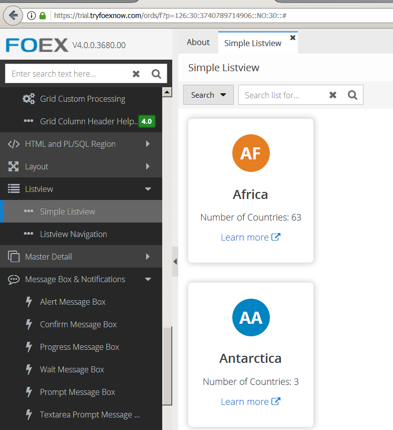 How to show listview on multi-column on Firefox - Oracle Forums